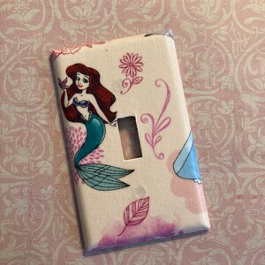 Disney Princess Light Switch Cover Outlet Cover Ariel Mulan Rapunzel ...
