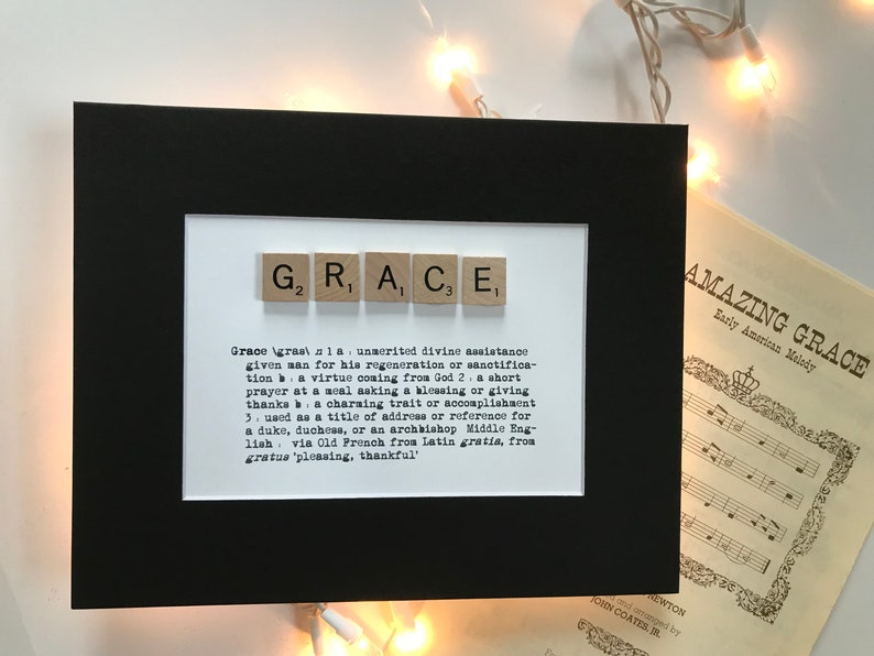 Faith Scrabble Tile Dictionary Definition Wall Decor | Etsy