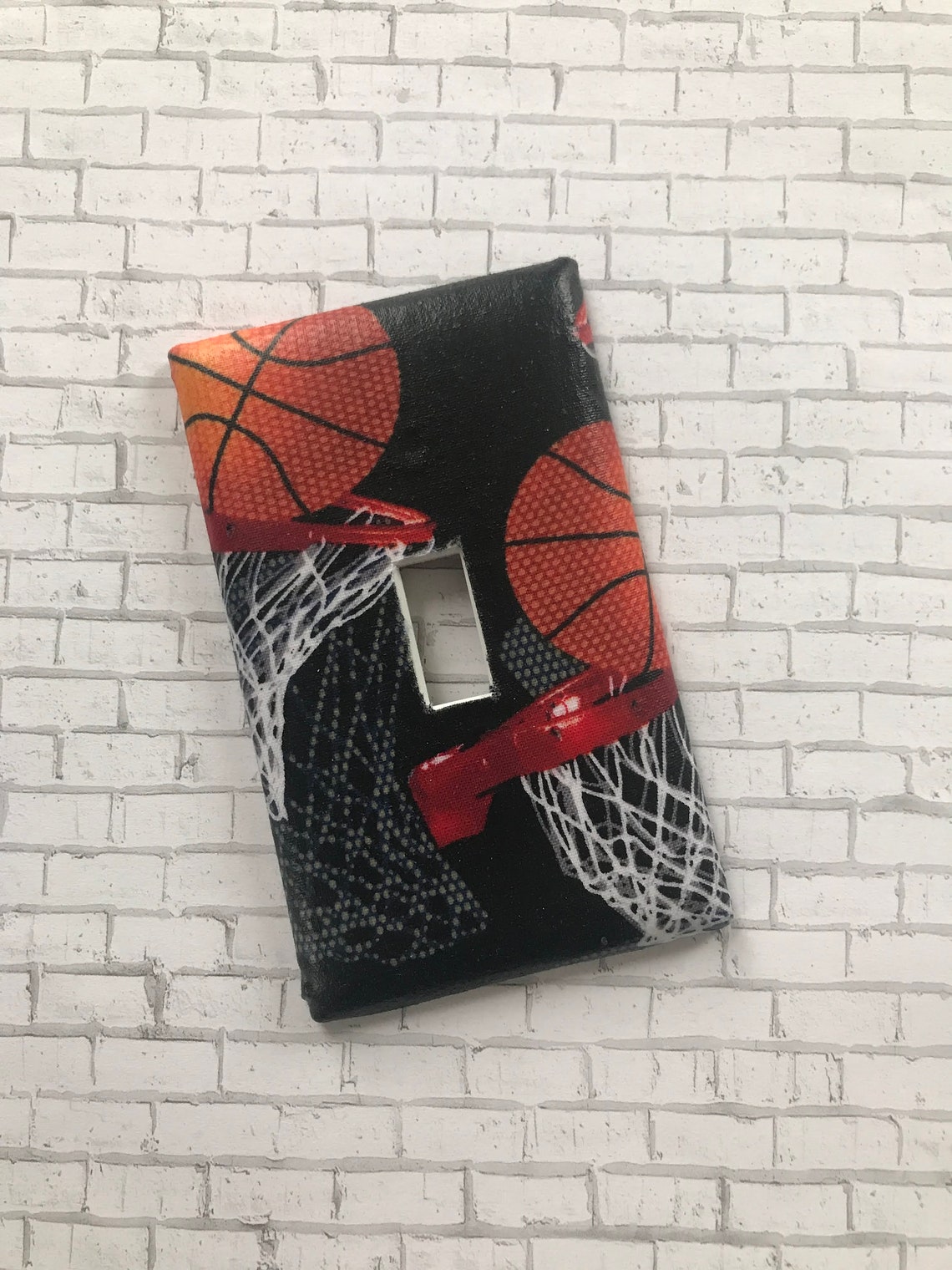 Basketball Light Switch Outlet Cover Wall Decor Room Decor - Etsy