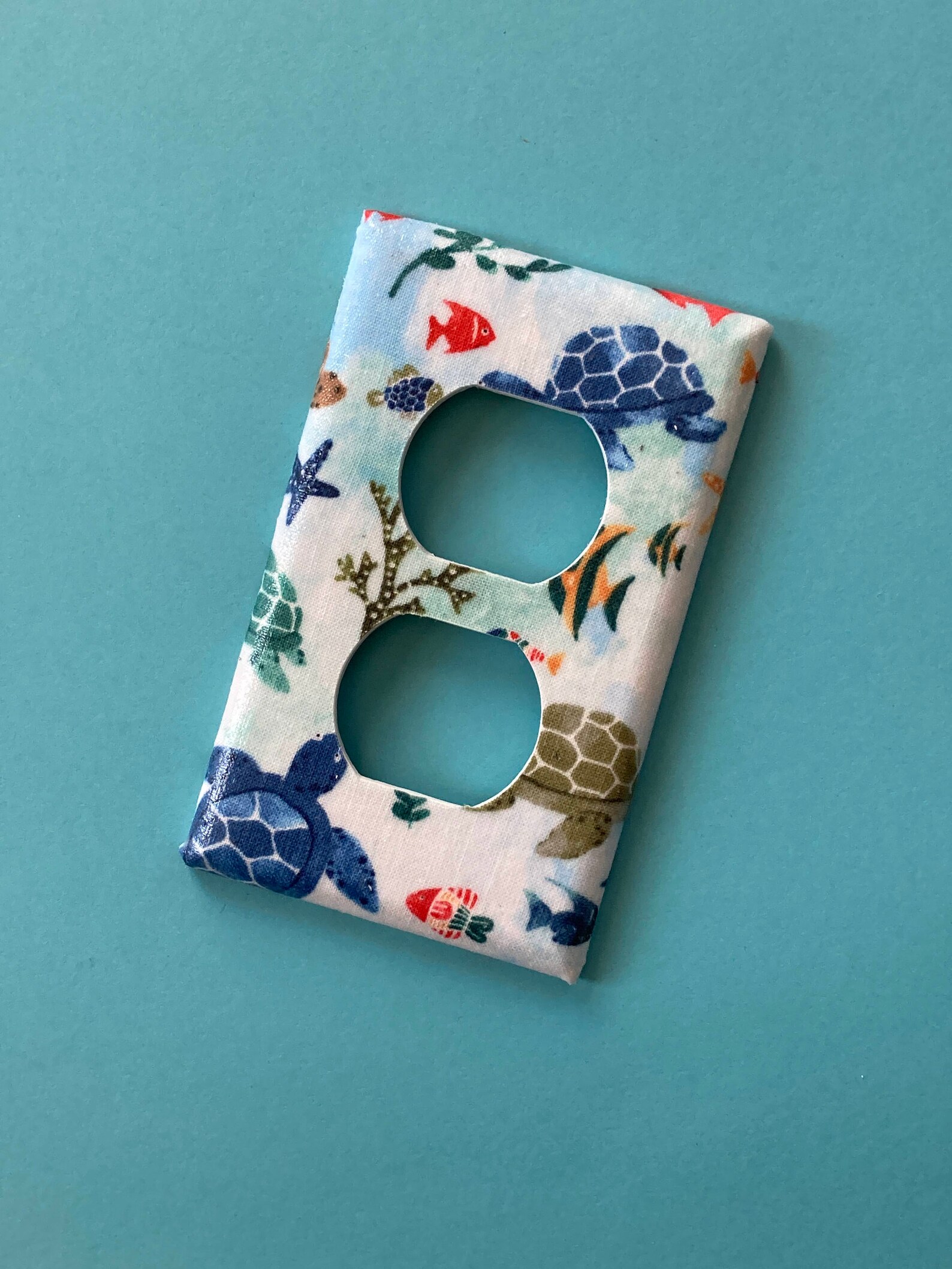 Sea Turtle Fish Underwater Marine Life Light Switch Plate | Etsy