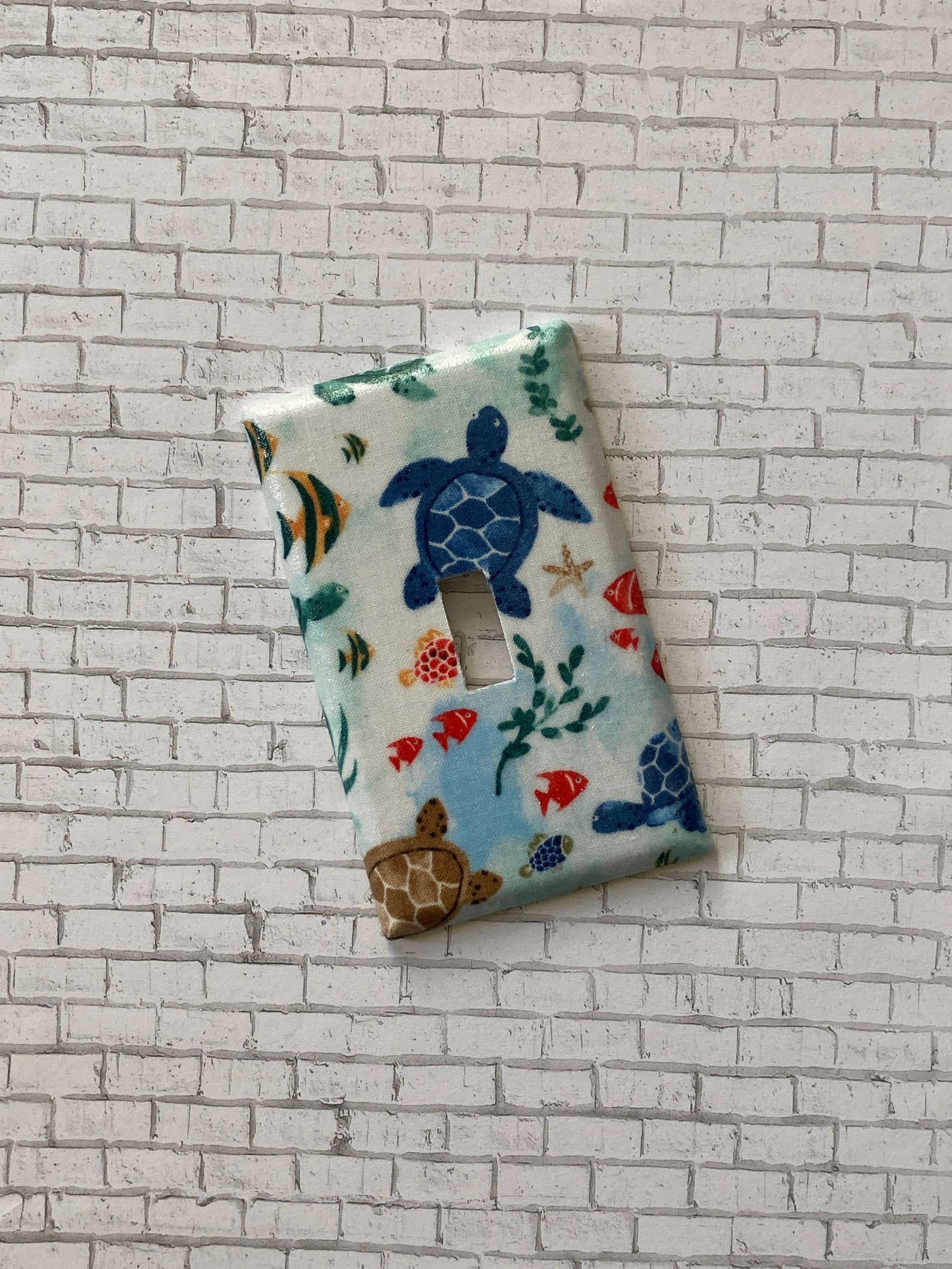 Sea Turtle Fish Underwater Marine Life Light Switch Plate | Etsy