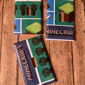 Minecraft Light Switch Cover Outlet Cover Wall Decor Room Decor ...