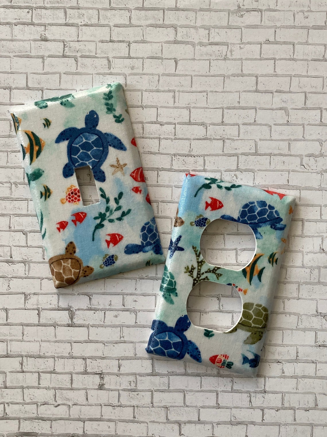 Sea Turtle Fish Underwater Marine Life Light Switch Plate | Etsy