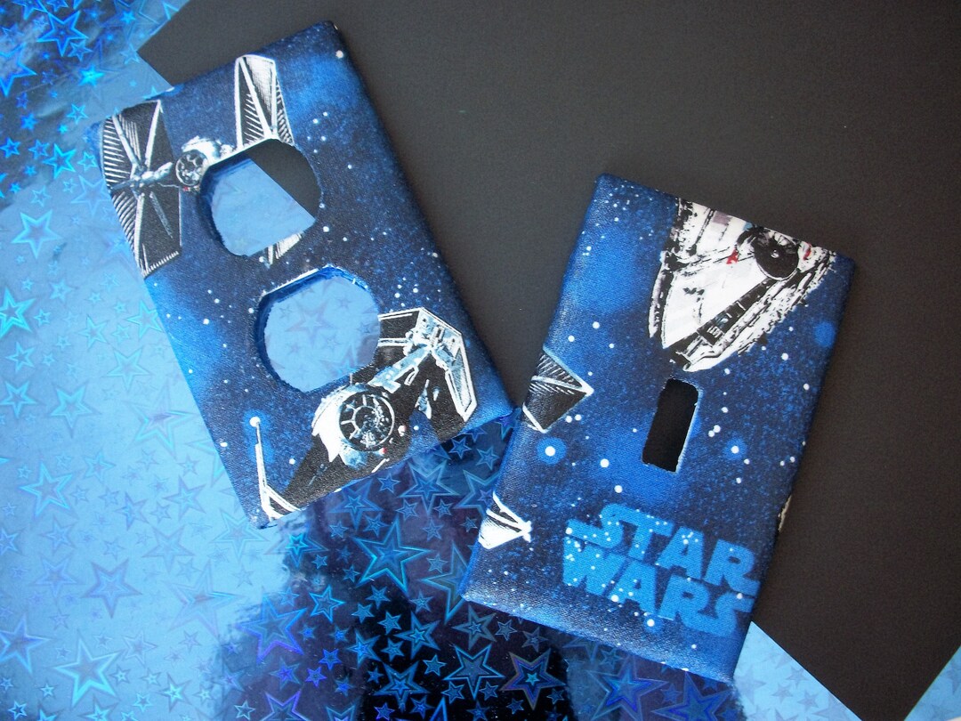 Star Wars Light Switch Plate Cover, Outlet Cover - Etsy