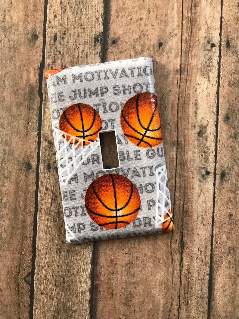 Basketball Light Switch Outlet Cover Wall Decor Room Decor - Etsy