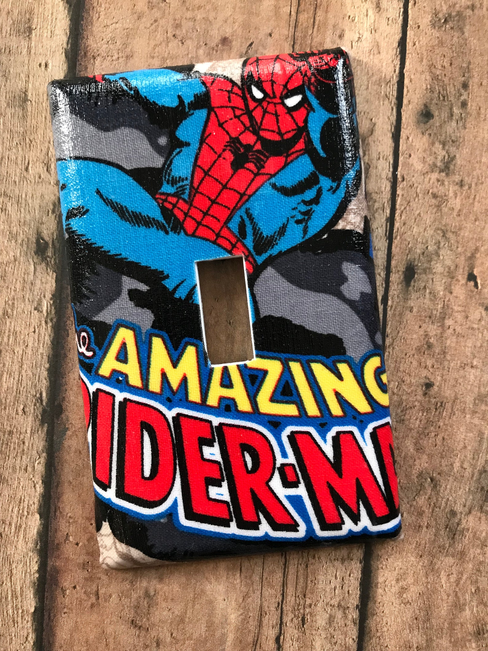 Spiderman Light Switch Cover Marvel Avengers Super Heroes | Etsy