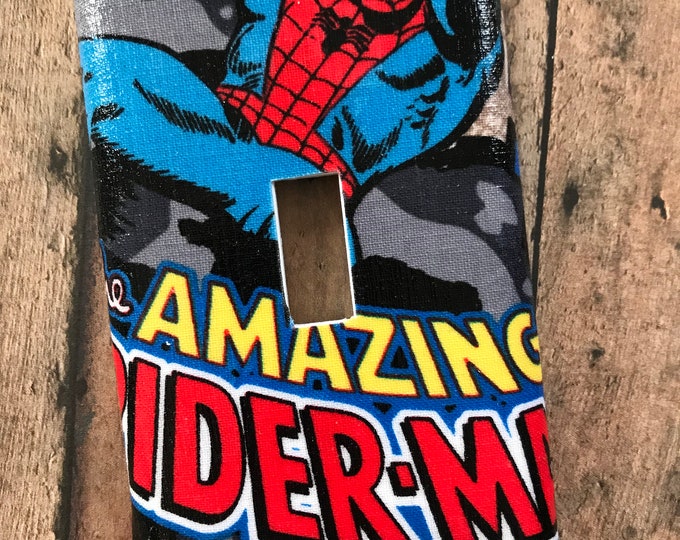Spiderman Light Switch Cover Marvel Avengers Super Heroes - Etsy