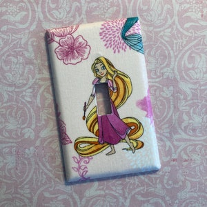 Disney Princess Light Switch Cover Outlet Cover Ariel Mulan Rapunzel ...