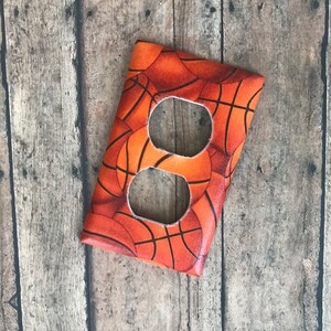 Basketball Light Switch Outlet Cover Wall Decor Room Decor Bathroom ...
