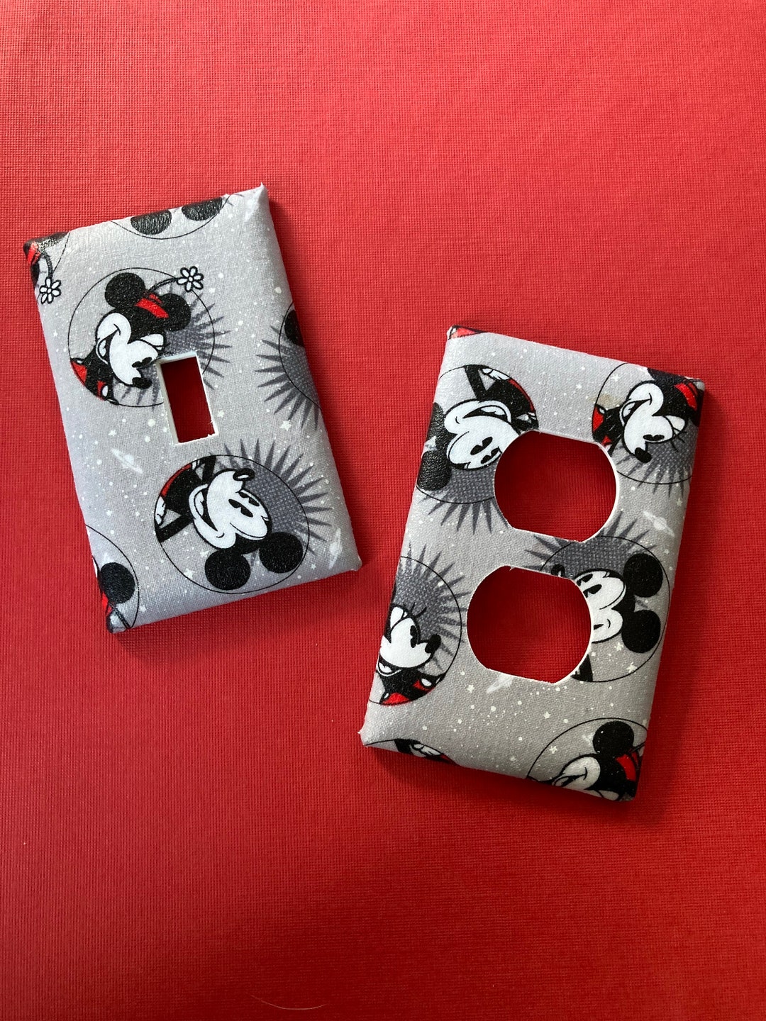Smiling Mickey Mouse Minnie Mouse Light Switch Cover Outlet Cover ...