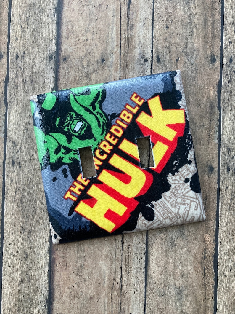 Incredible Hulk Light Switch Cover Outlet Cover Marvel Super - Etsy
