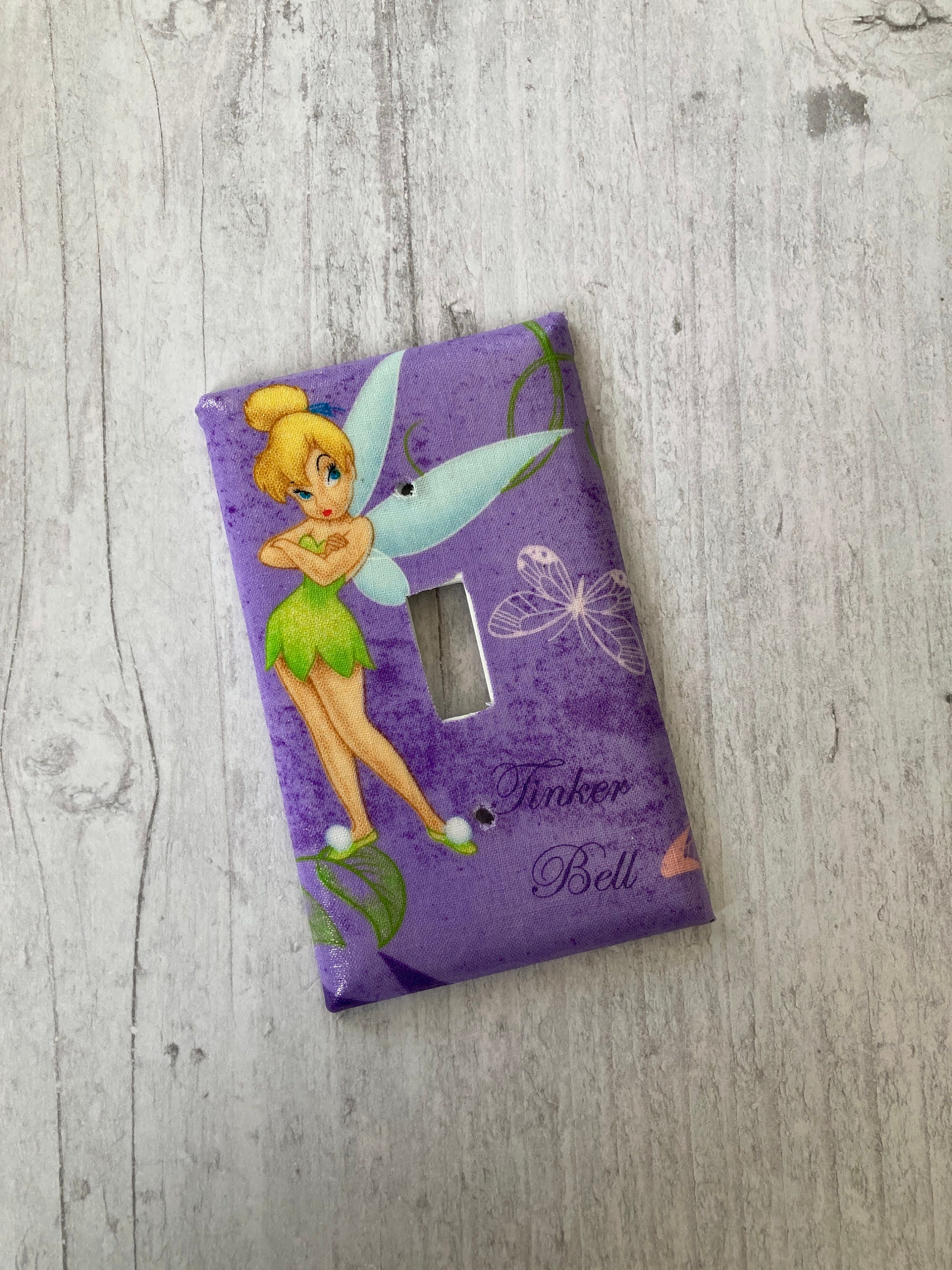 Tinker Bell, Light Switch Cover, Outlet Cover, Kids Room, Lost Boys ...