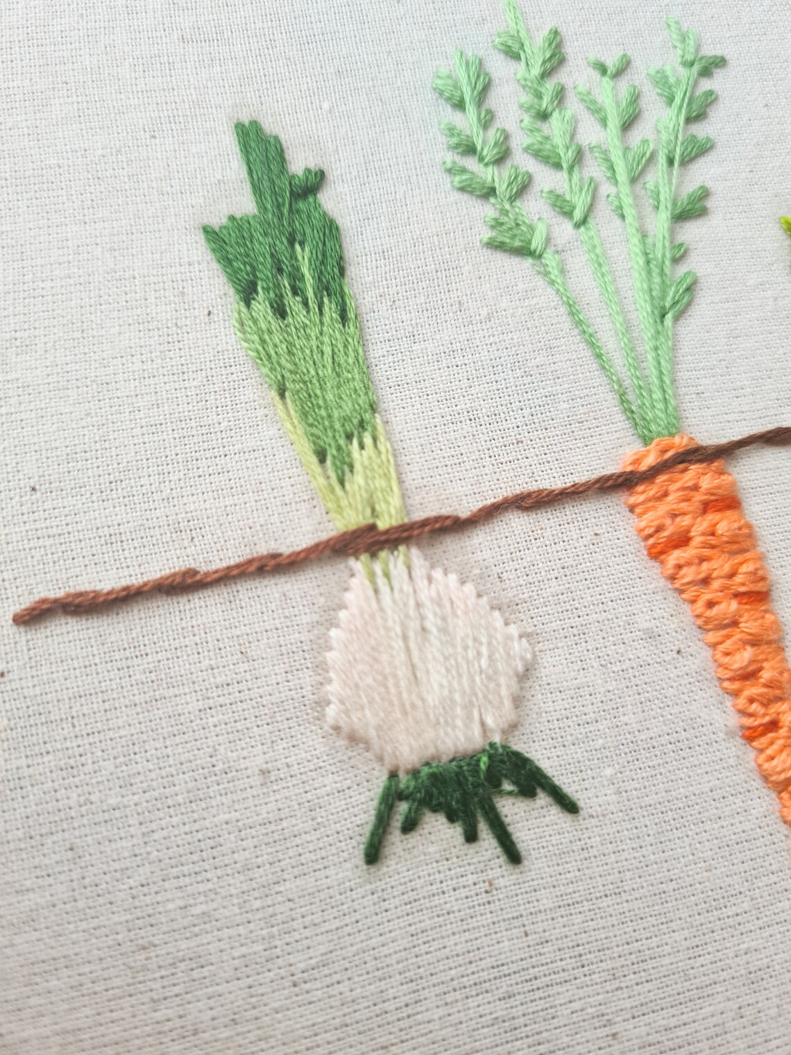VEGGIES // PDF Embroidery Pattern | Etsy