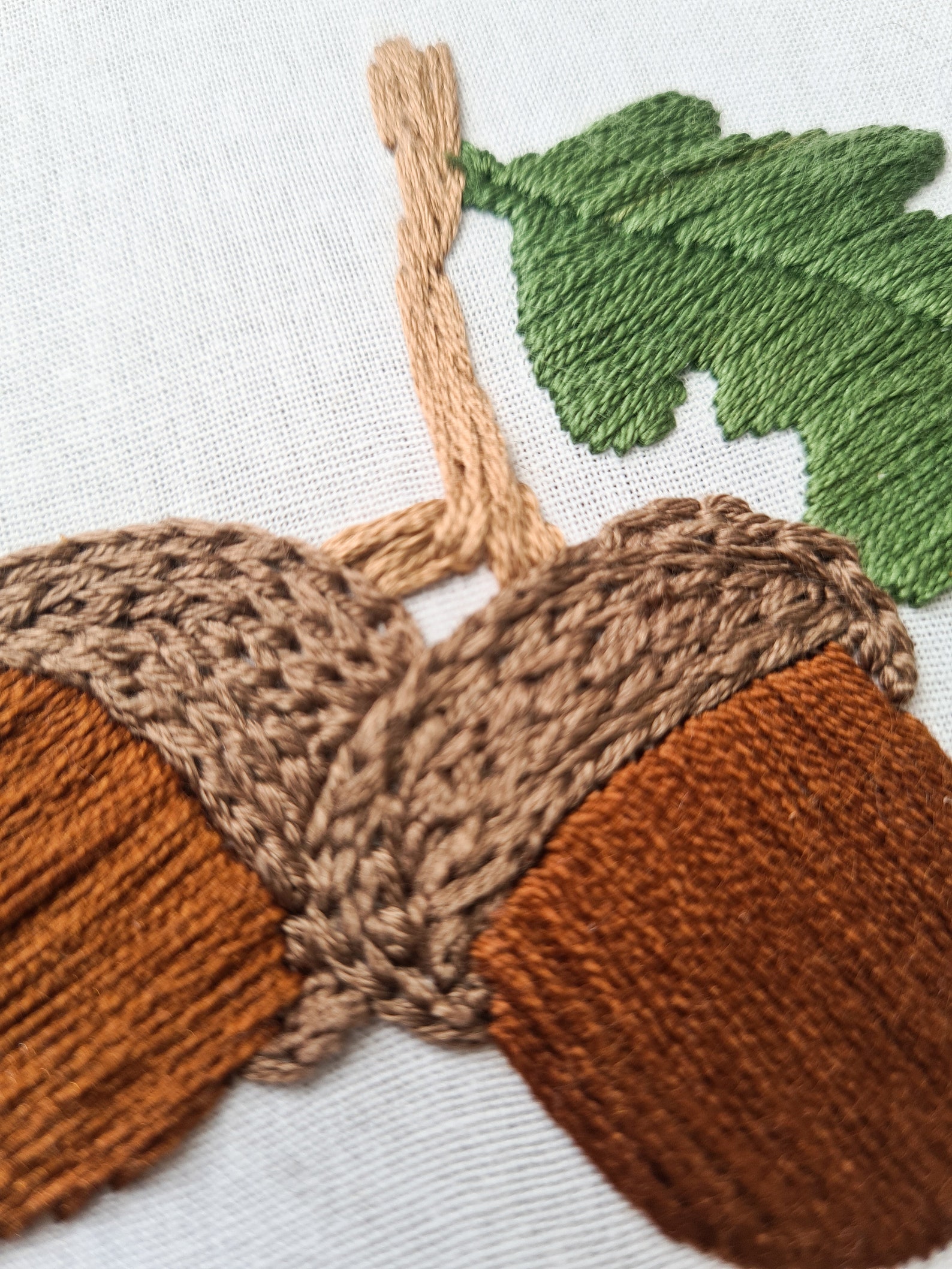 ACORNS // PDF Embroidery Pattern - Etsy