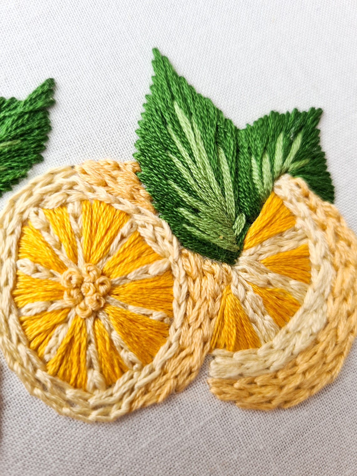 LEMONS // PDF Embroidery Pattern - Etsy