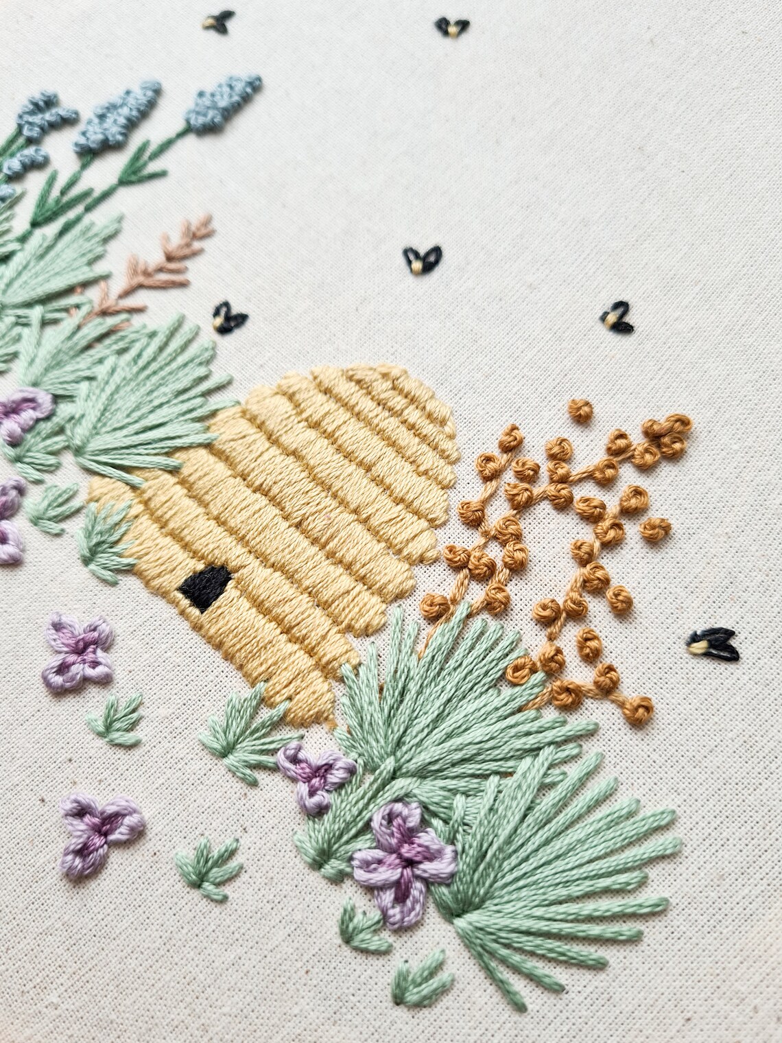 BEEHIVE // PDF Embroidery Pattern - Etsy