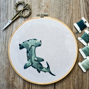 SHARK // PDF Embroidery Pattern - Etsy