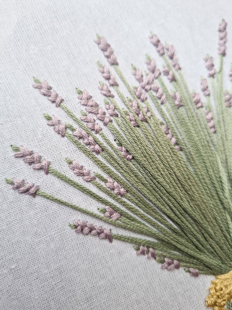 LAVENDER // PDF Embroidery Pattern - Etsy
