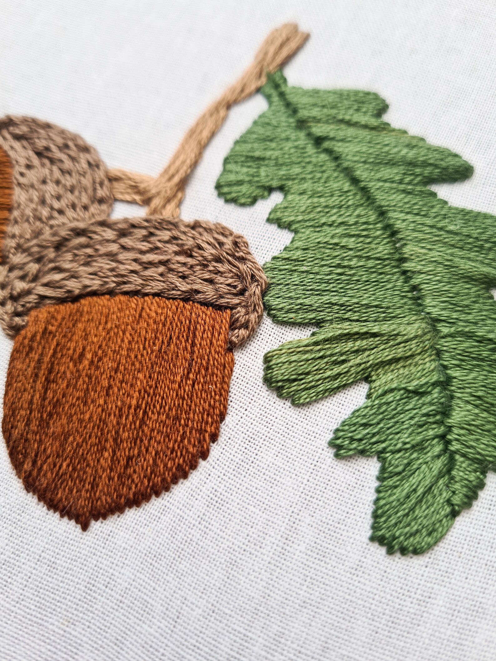 ACORNS // PDF Embroidery Pattern - Etsy