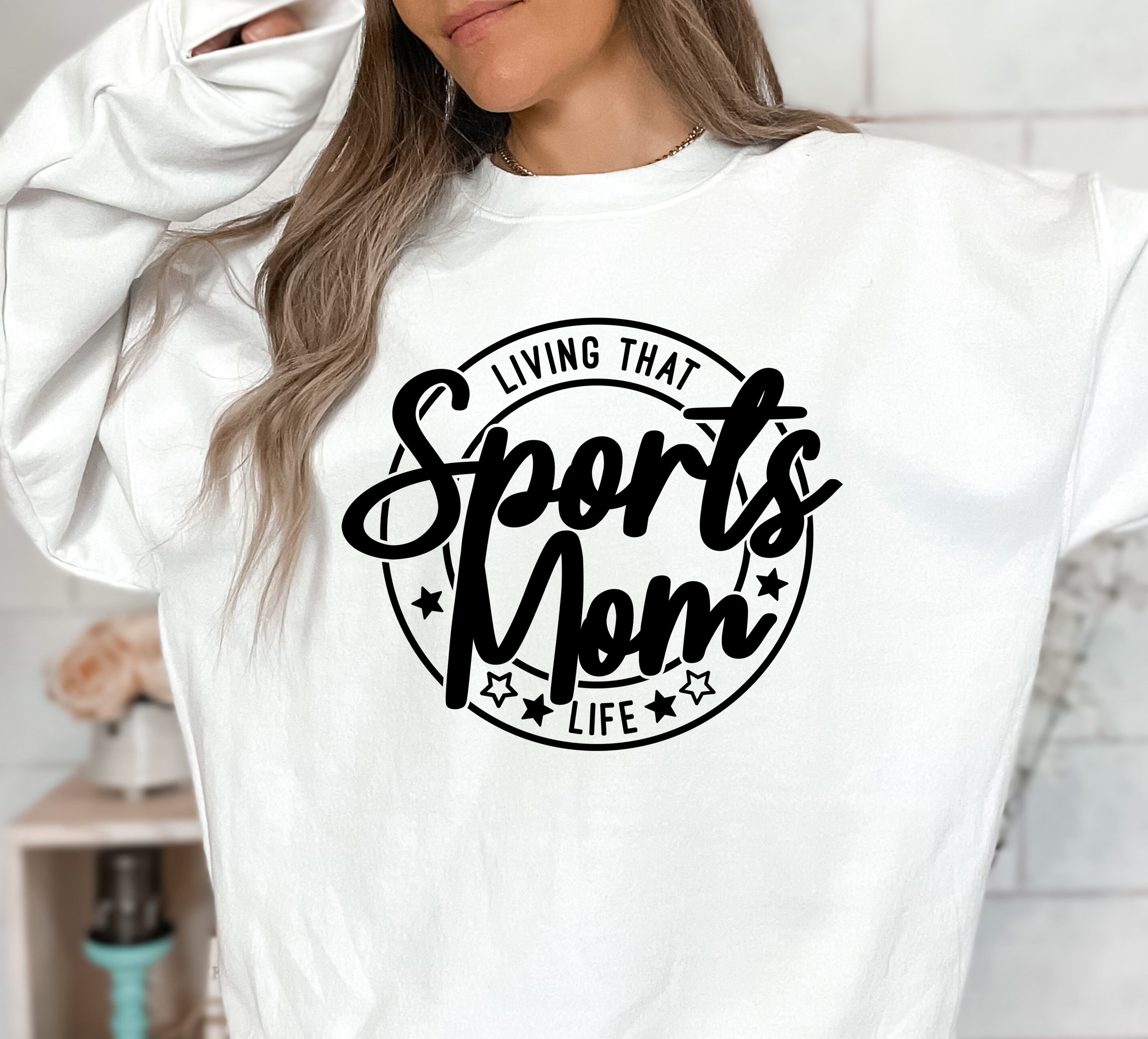 Sports Mom SVG Sports Mama SVG Living That Sports Mom Life - Etsy
