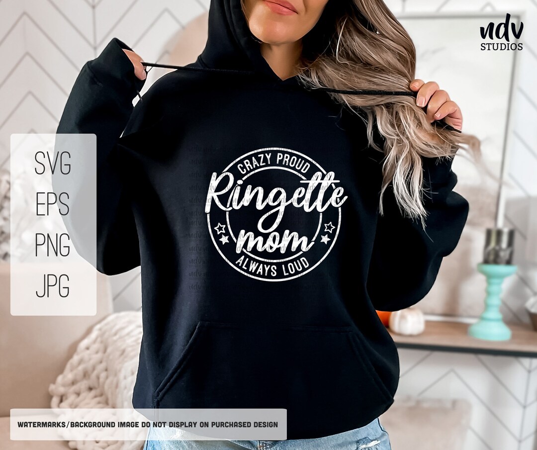 Ringette Mom SVG, Ringette Mama SVG, Ringette SVG, Loud Proud, Mom ...