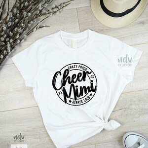 Cheer Mimi SVG, Cheer SVG, Cheerleading, Crazy Proud Always Loud, Mimi ...