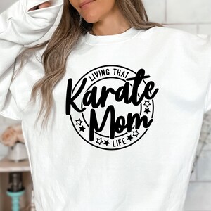 Karate Mom SVG, Karate Mama SVG, Living That Karate Mom Life SVG ...