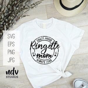 Ringette Mom SVG, Ringette Mama SVG, Ringette SVG, Loud Proud, Mom ...