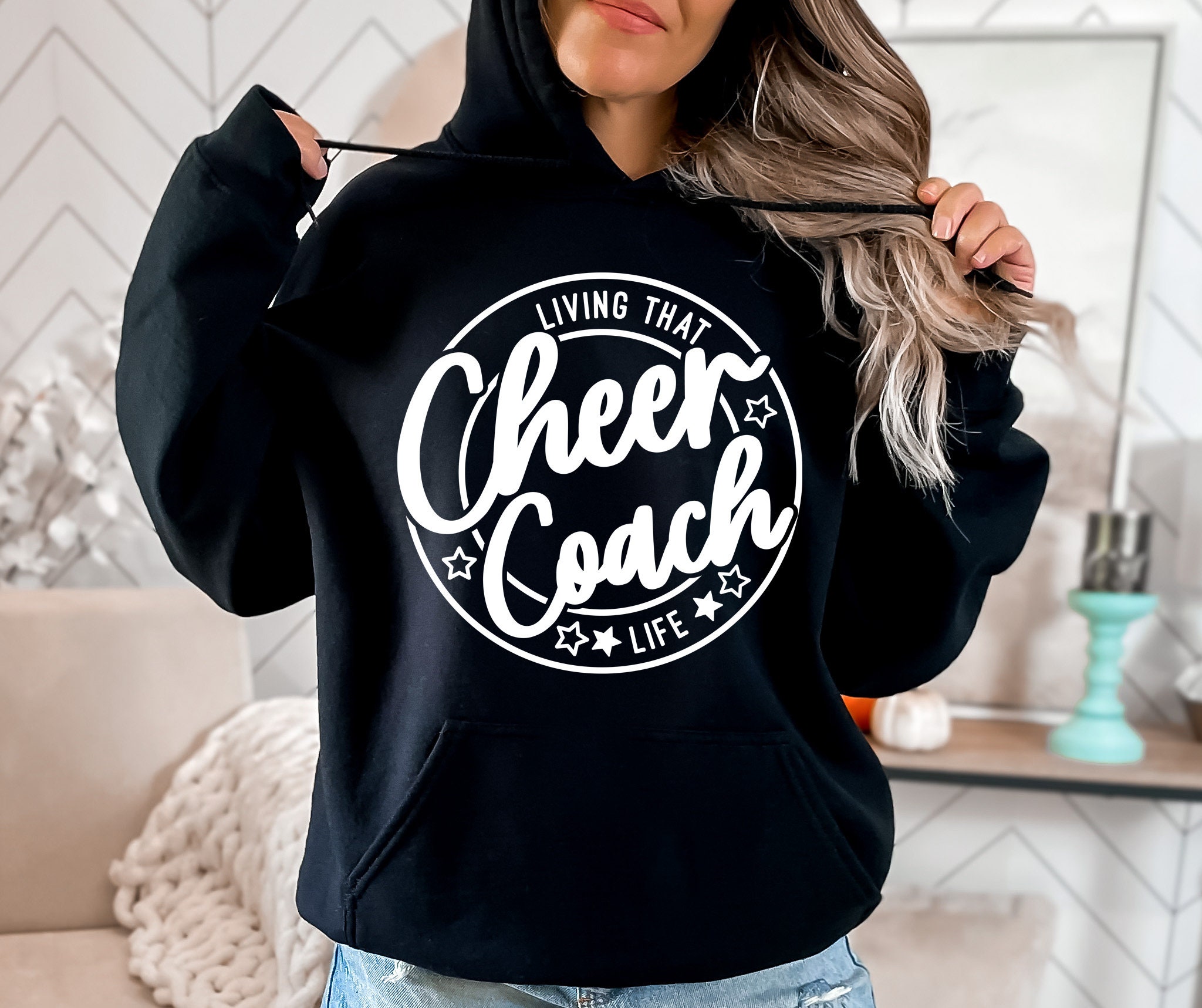 Cheer Coach SVG Cheer SVG Living That Cheer Coach Life - Etsy