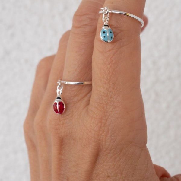 Ladybug Ring - Etsy