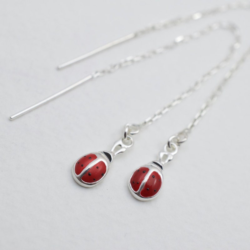 Ladybug Earrings - Etsy