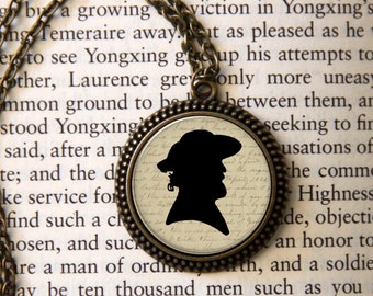 John Andre Silhouette Pendant Necklace Cute Gift | Etsy