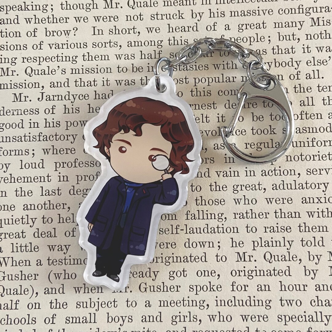 Sherlock Holmes Figure Keychain Great Gift! - Etsy