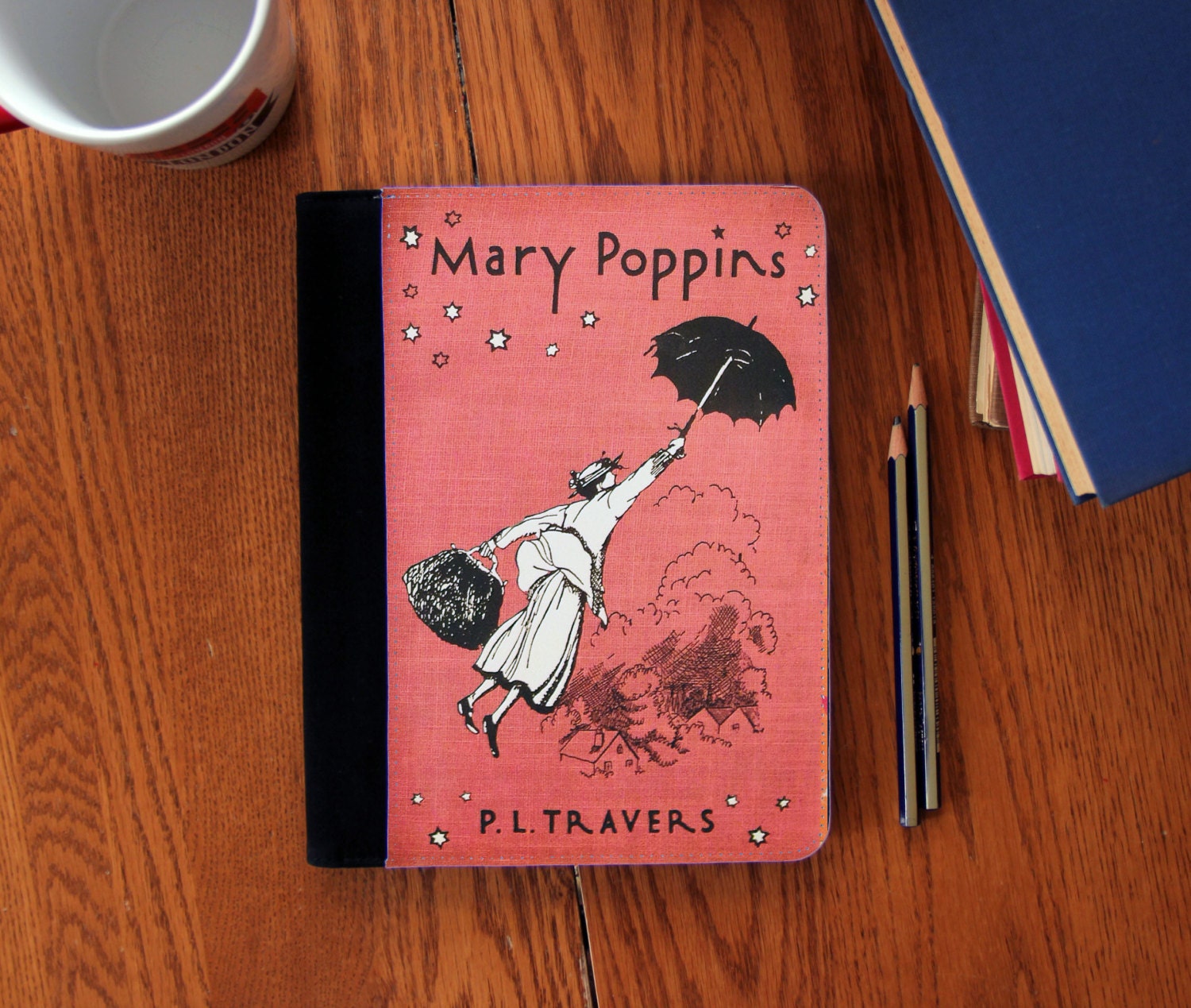 Mary Poppins Book Cover Faux Suede Notebook in 3 Sizes! - Etsy