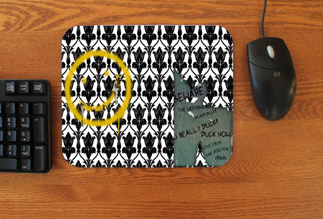 SHERLOCK "bored & Beware!" Rubber Mouse Pad - Etsy