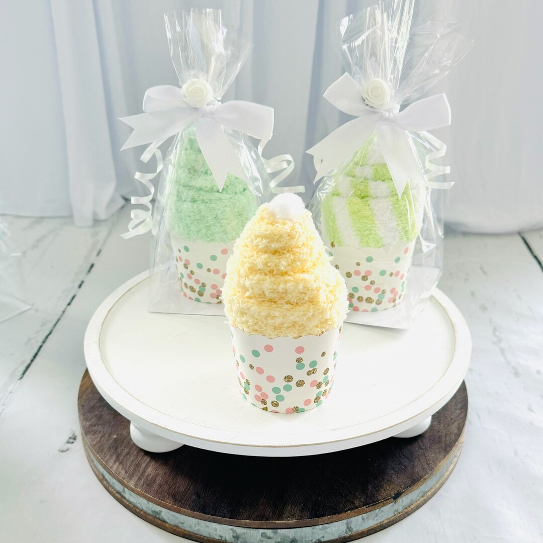 Fuzzy Sock Cupcake: Baby Shower Favor or Game Prize - Etsy