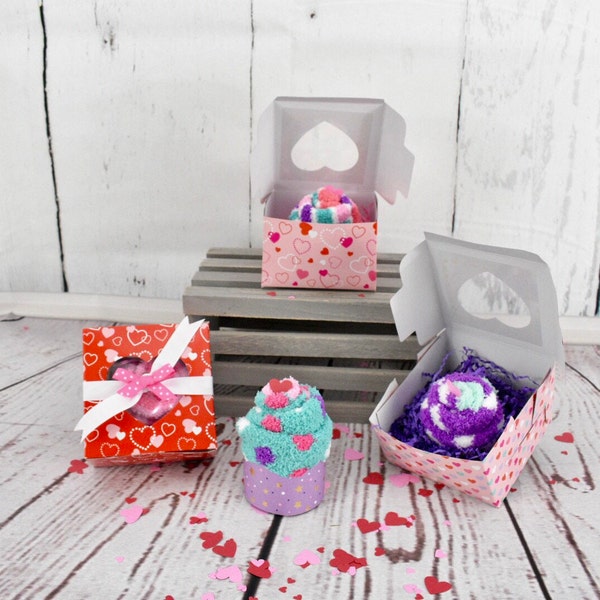 Fuzzy Sock Cupcakes - Etsy