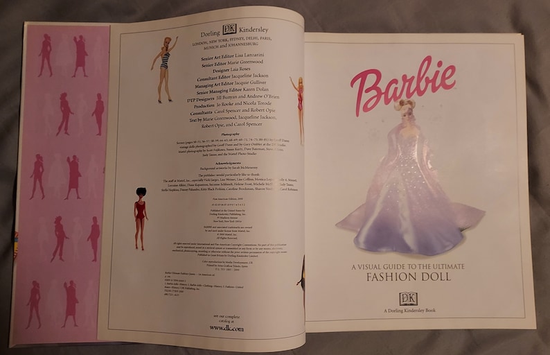 BARBIE Barbie: Visual Guide to the Ultimate Fashion Doll | Etsy