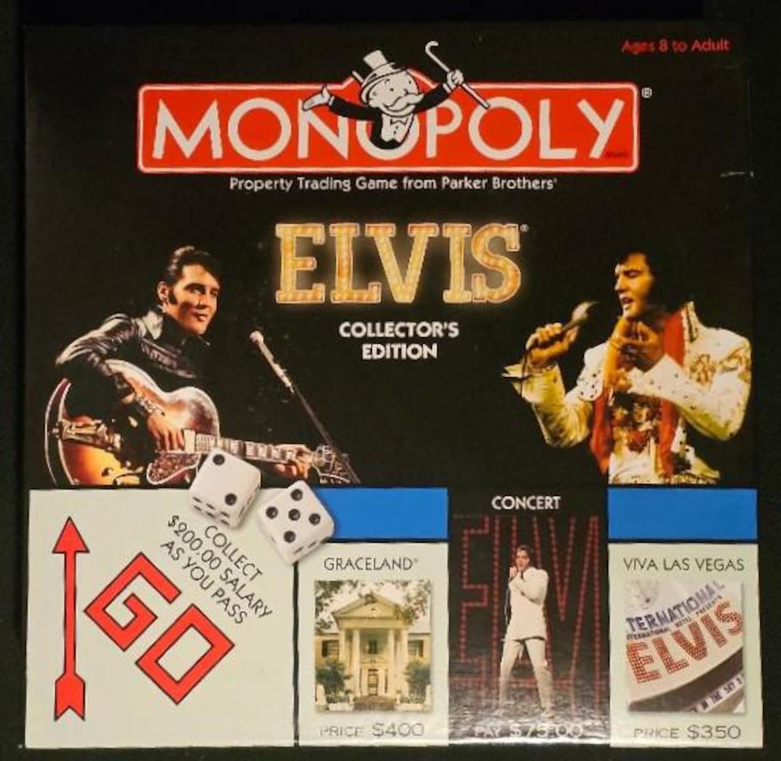 Elvis Monopoly, Collector's Edition With RARE Elvis Hologram Signature ...