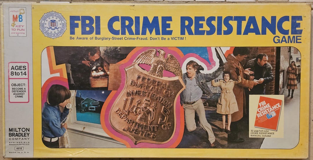 Vintage Games: FBI Crime Resistance, Family Feud, All the Kings Men ...