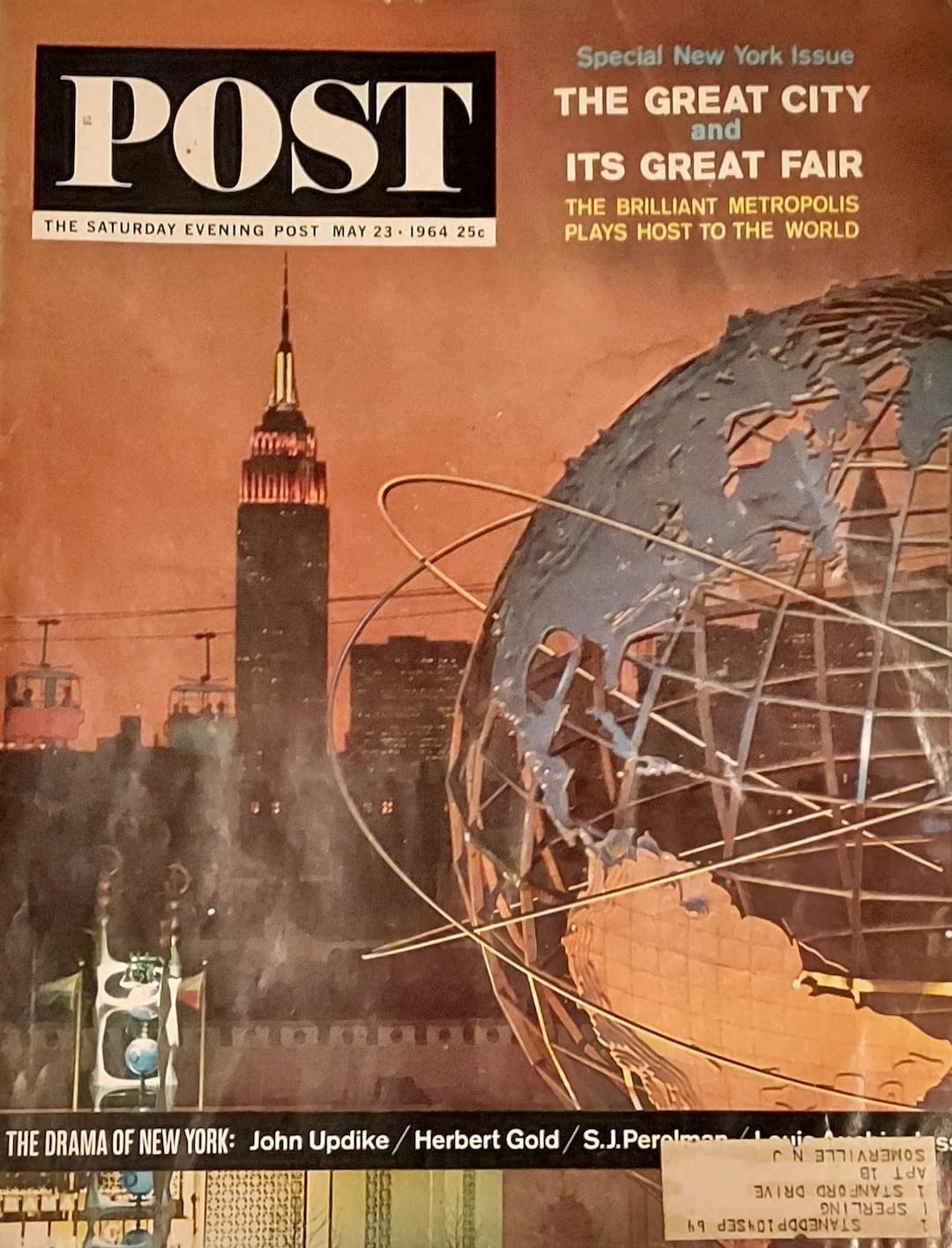 Vintage the Saturday Evening Post Magazine, May 23,1964, Colorful ...