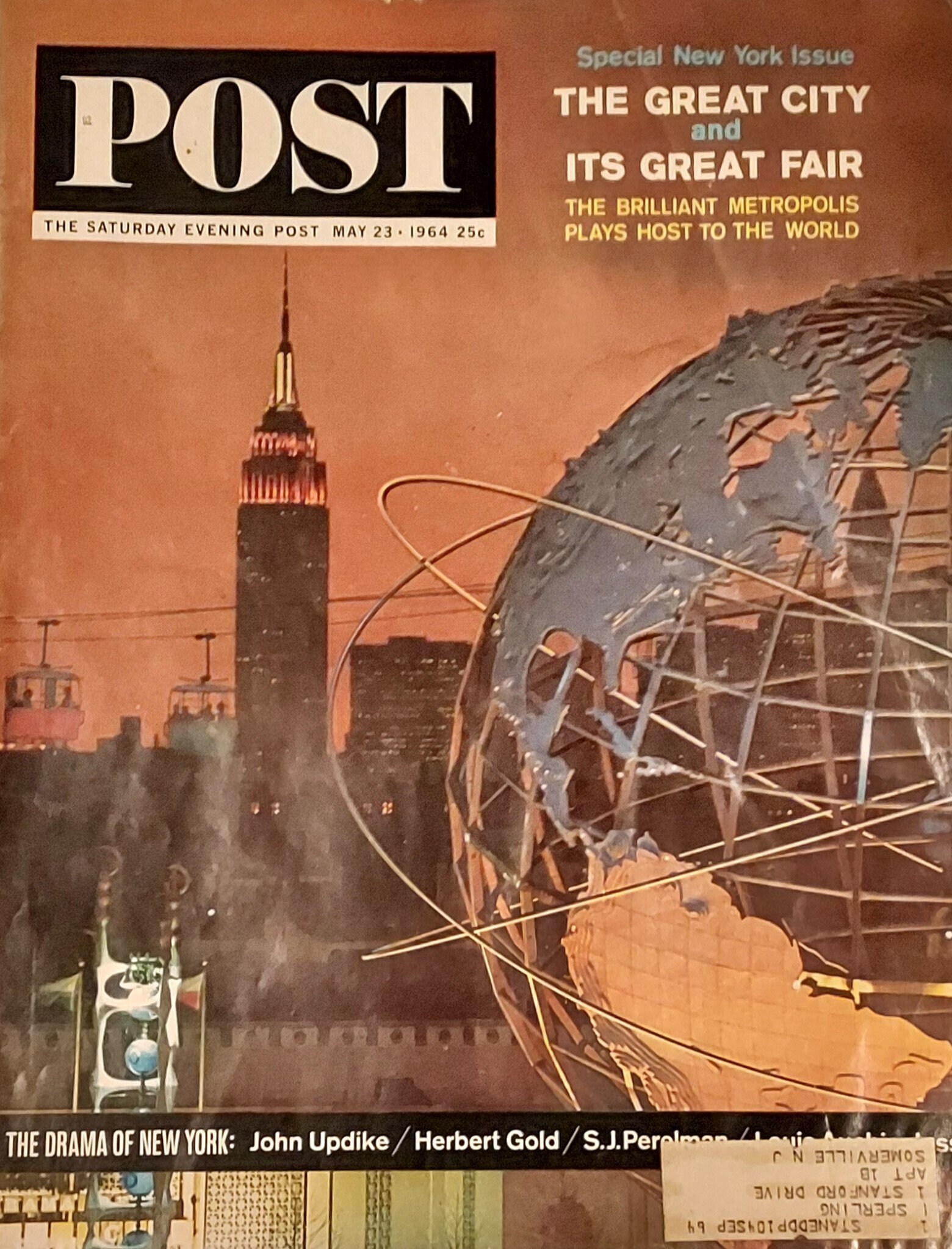 Vintage The Saturday Evening Post Magazine, May 23,1964, Colorful ...
