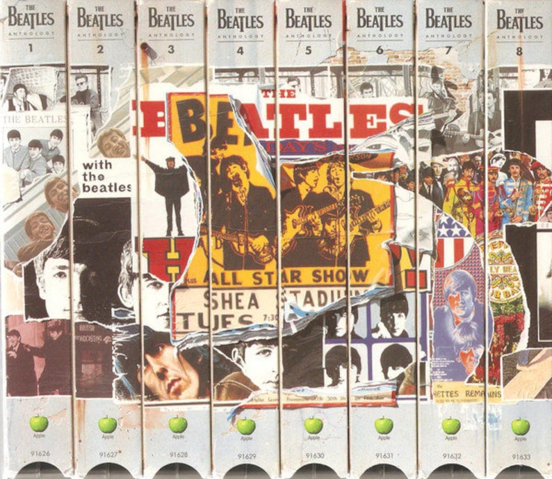 The Beatles Anthology Box Set 8 VHS Tapes 1996 Apple - Etsy UK