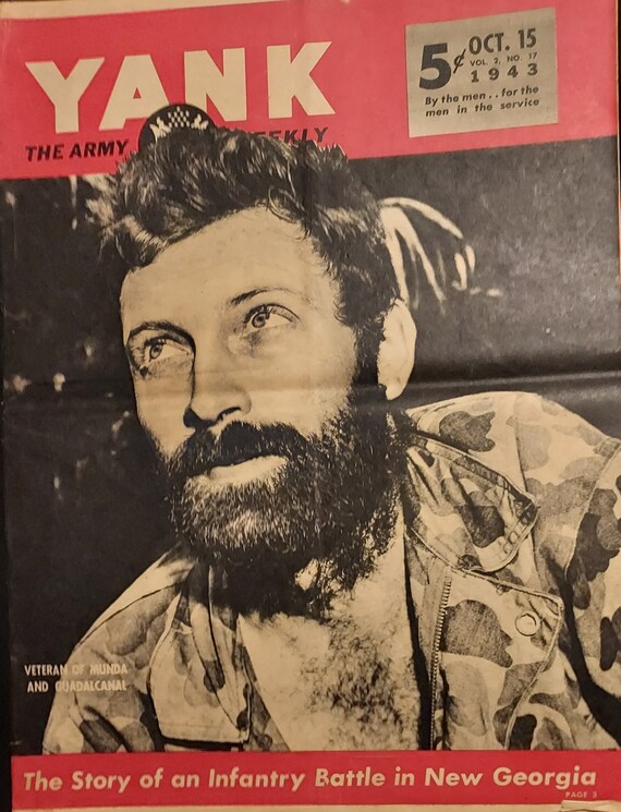 Yank Magazine the Army Newspaper WWII October 15 1943 | Etsy