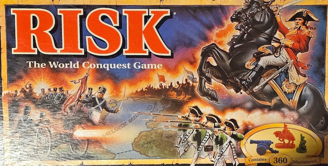 Vintage 1990’s Risk - Strategy Board Game, Parker Brothers, Board Game ...