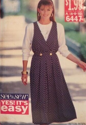 Sewing & Fiber Sewing & Needlecraft Size A 6,8,10 Vintage 1990s Vintage ...