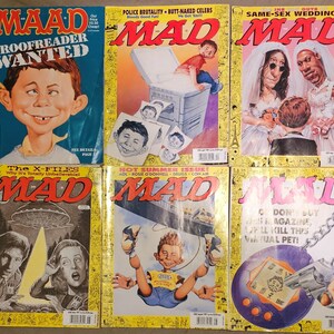 Vintage 1990s MAD Magazine, Alfred E Neuman, Comics Magazines, FULL ...
