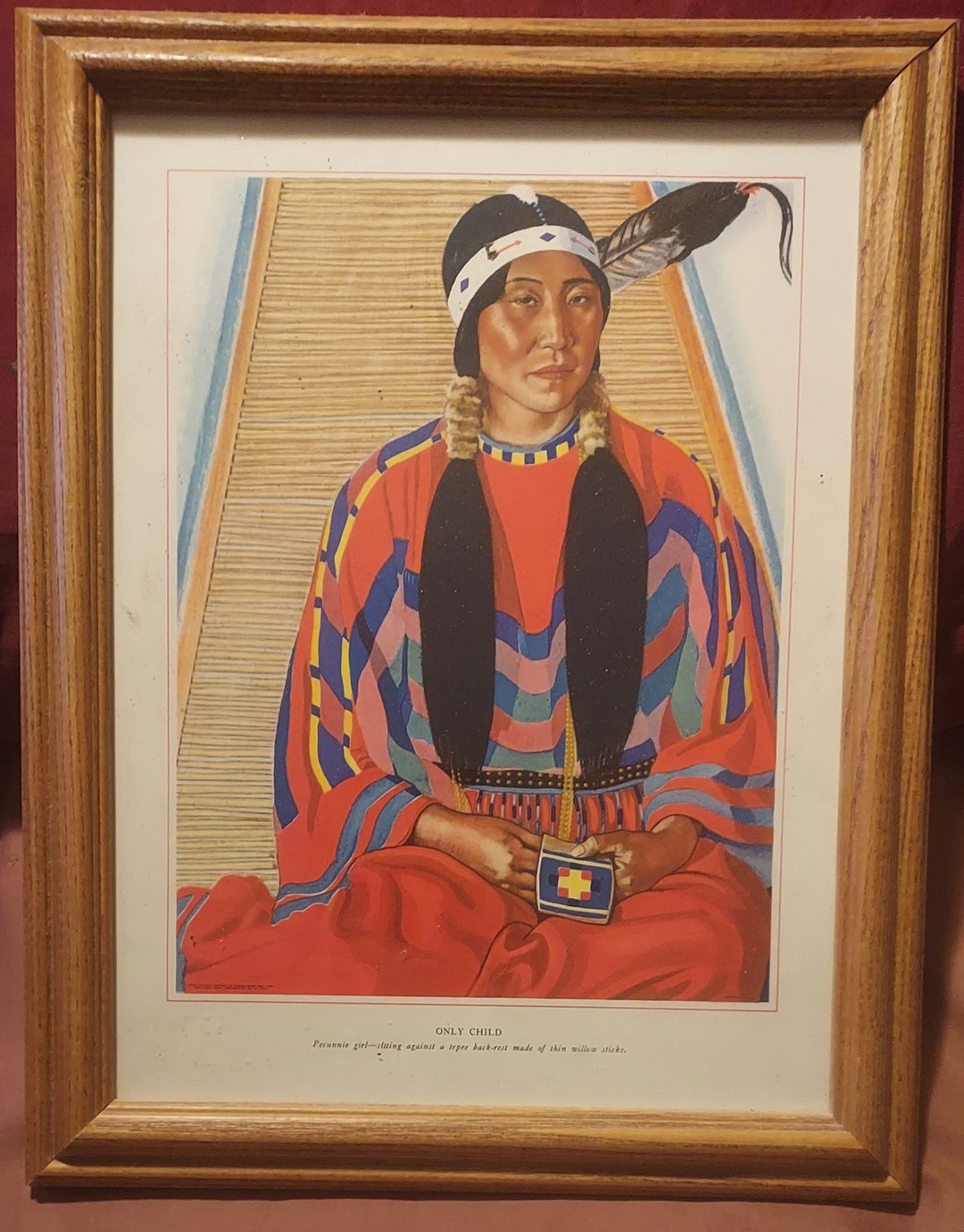 REISS WINOLD Blackfeet Vintage Framed Prints, Native American Indian ...
