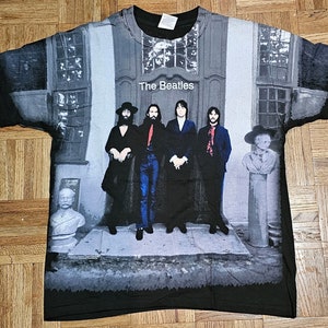 Vintage 90's the Beatles Hey Jude All Over Print Single Stitch T-shirt ...