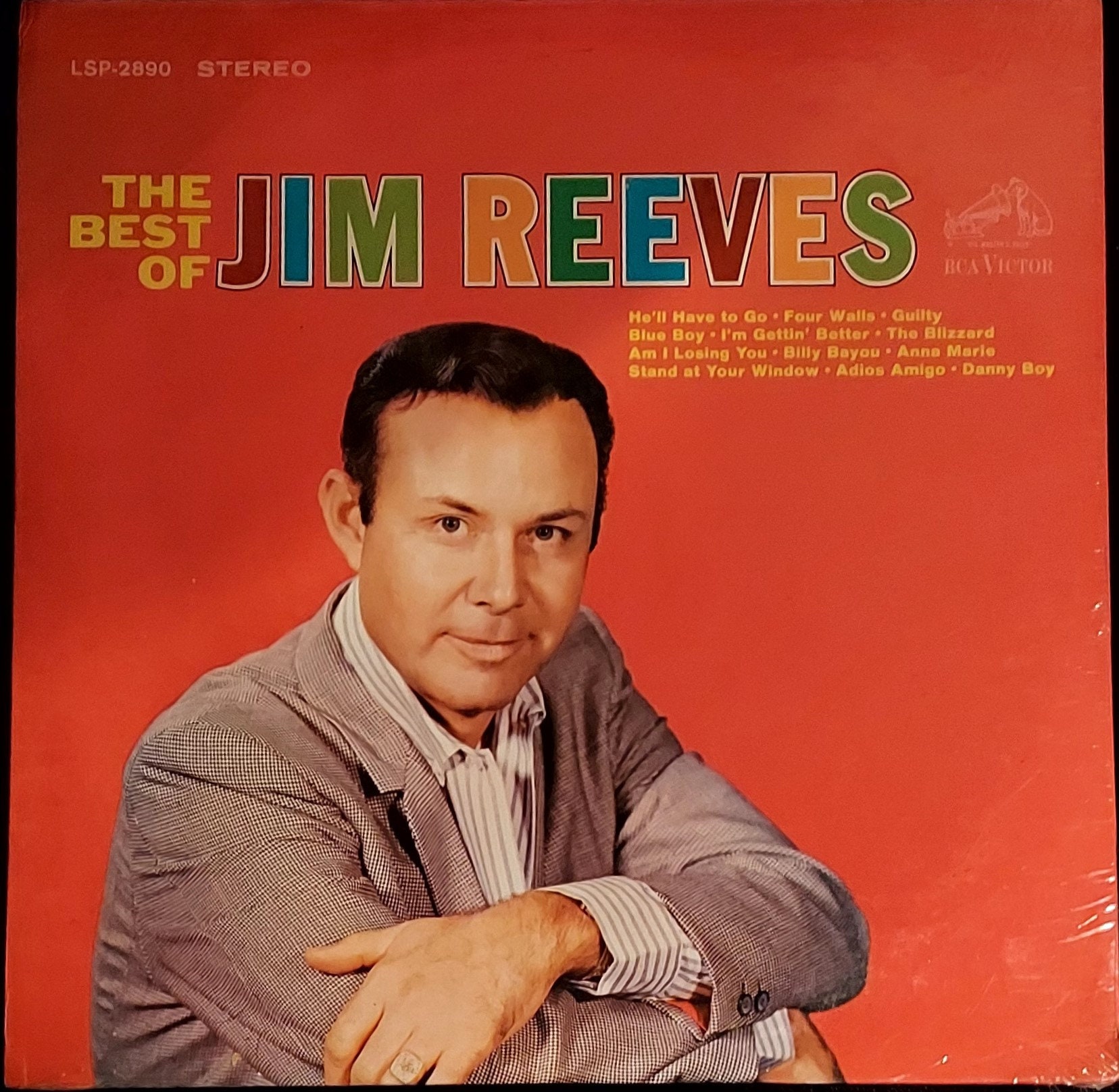 Vintage LP, Jim Reeves -The Best of Jim Reeves, 1964 RCA Victor, SEALED
